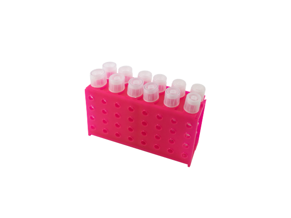 Stellar Scientific Four-way Tube Rack For a Variety of Tubes, Rainbow ...