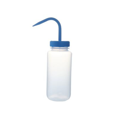 Lab Wash Bottles Non-Labeled With Color Coded Caps for Lab Safety ...