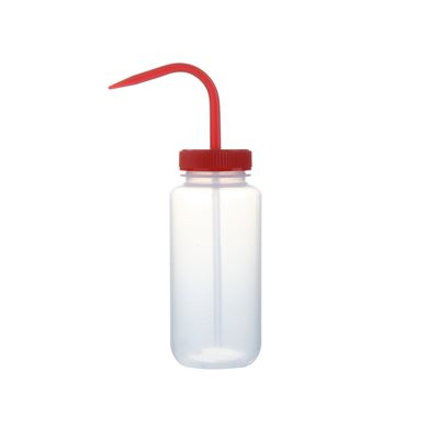 Lab Wash Bottles Non-Labeled With Color Coded Caps for Lab Safety ...