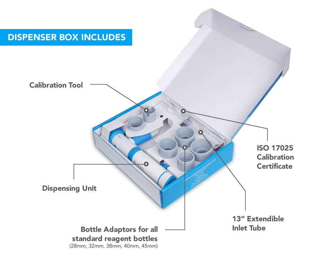 Microlit Scitus Bottle Top Dispenser For Lab Chemicals and Solvents ...