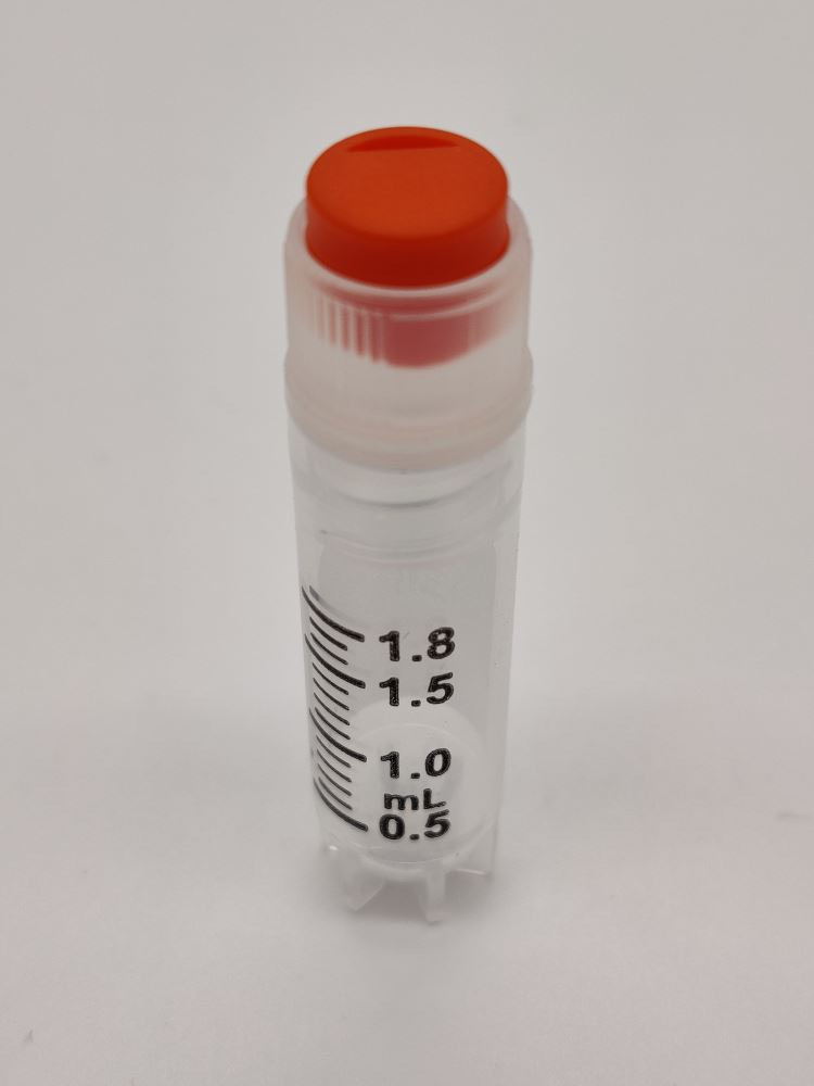 Colored Cap Inserts For CryoForge™ Cryogenic Vials ONLY, Orange