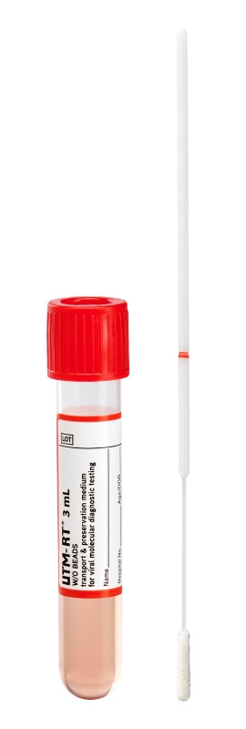 Copan Minitip Flocked Swab with 80mm Breakpoint, With 3 mL UTM® Medium ...
