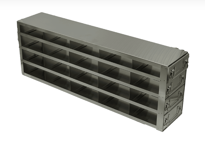 Stainless Steel Laboratory Freezer Drawer Rack for 2 Inch Cryo Boxes ...