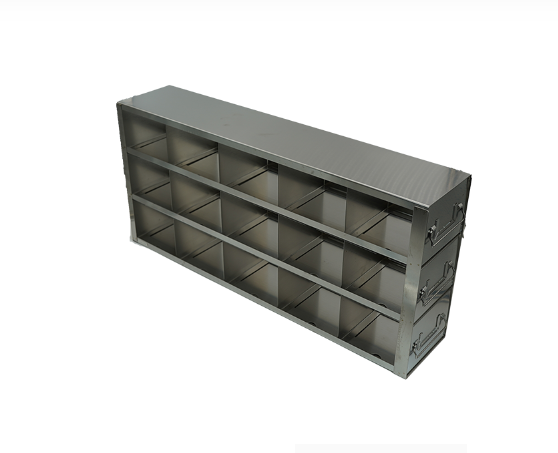 Stainless Steel Laboratory Drawer Freezer Rack for 3.75 Inch Cryo Boxes ...