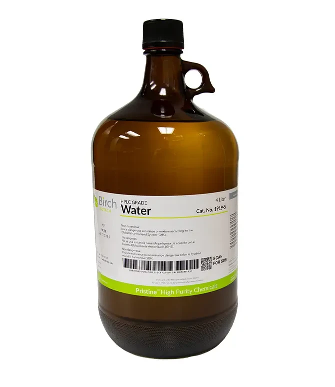 LC-MS Grade Water In Four Liter Glass Bottles SKU 1939-5, 06/02/2024