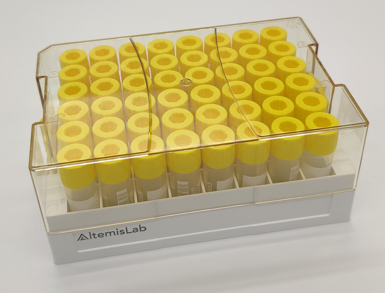 2mL External Thread 1D and 2D Barcoded Large Rack Format GEN 2 AlteTube ...