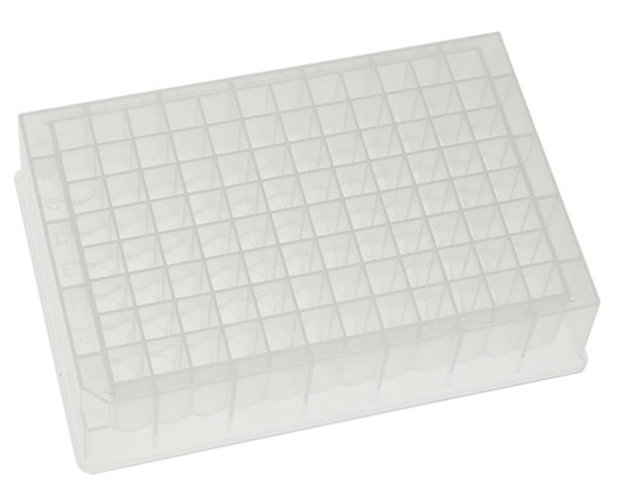 96 Well Polypropylene 1.5mL Deep Well Plate With Square Wells and U ...