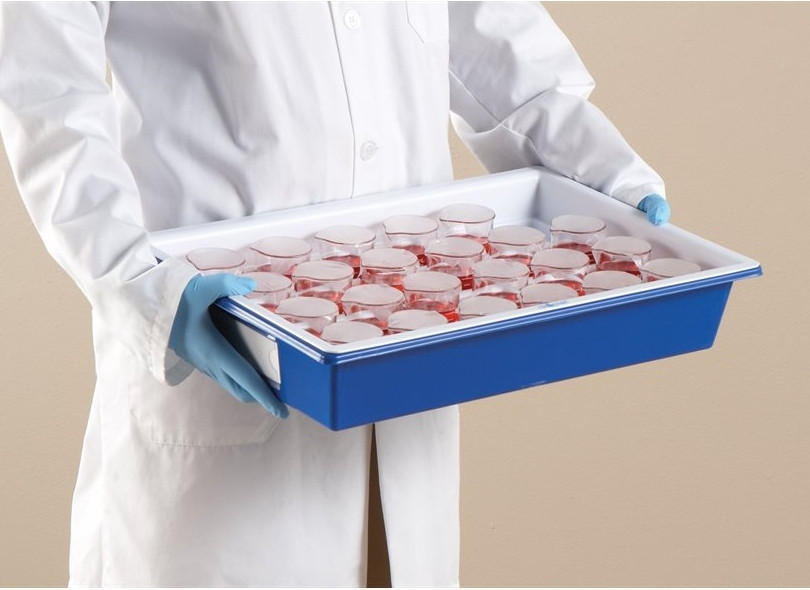 Specimen Cup Tray And Insert For Holding 24 Specimen Cups