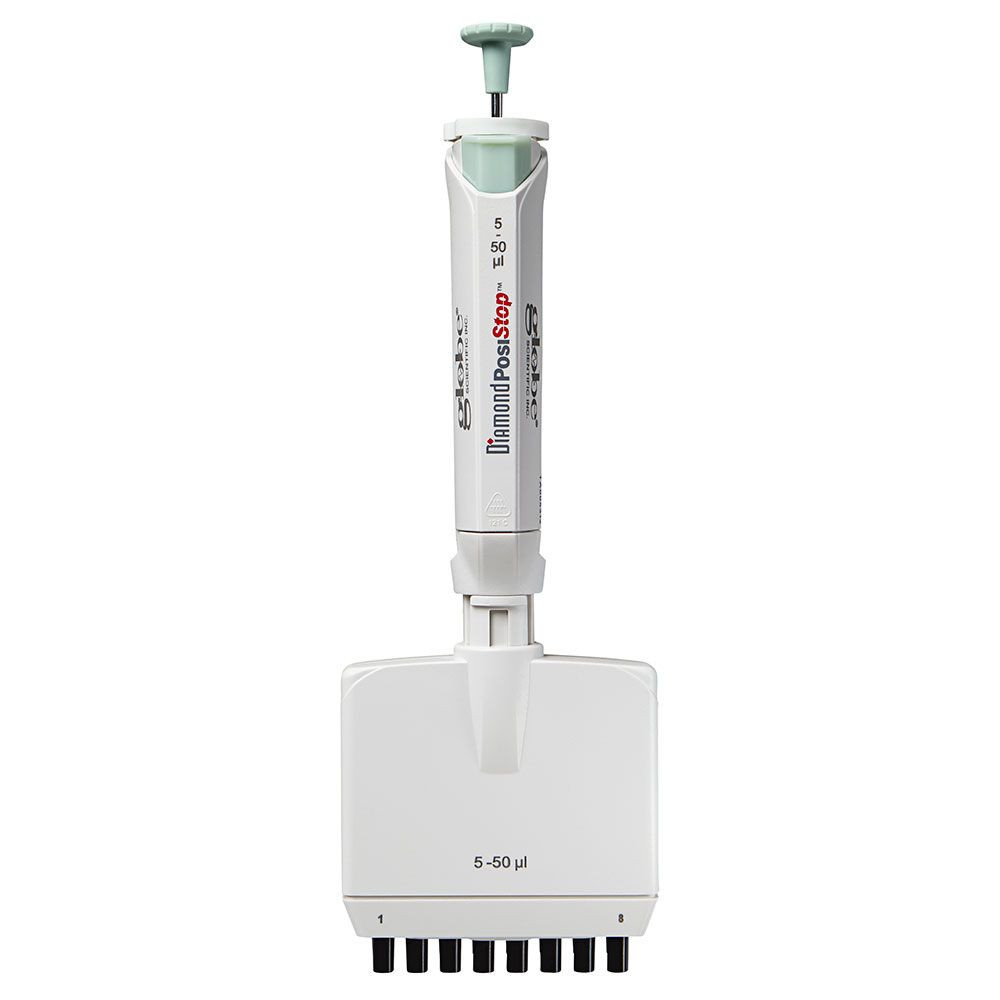 Diamond® PosiStop 8-Channel Multi Channel Pipette For LTS Pipette Tips ...