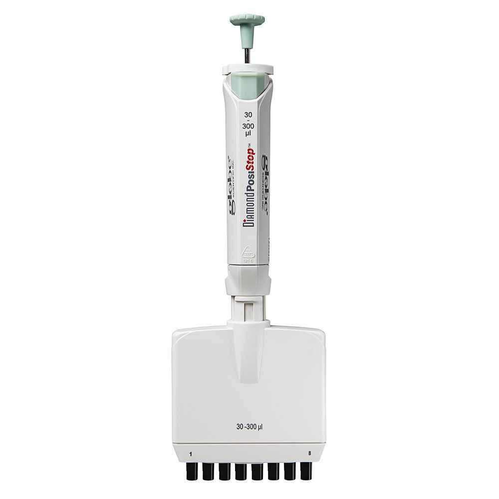 Diamond® PosiStop 8-Channel Multi Channel Pipette For LTS Pipette Tips ...