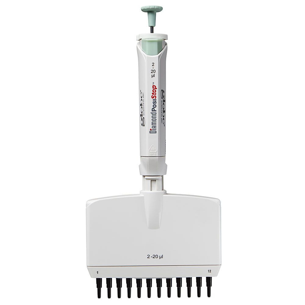 Diamond® PosiStop 12-Channel Multi Channel Pipette For LTS Pipette Tips ...