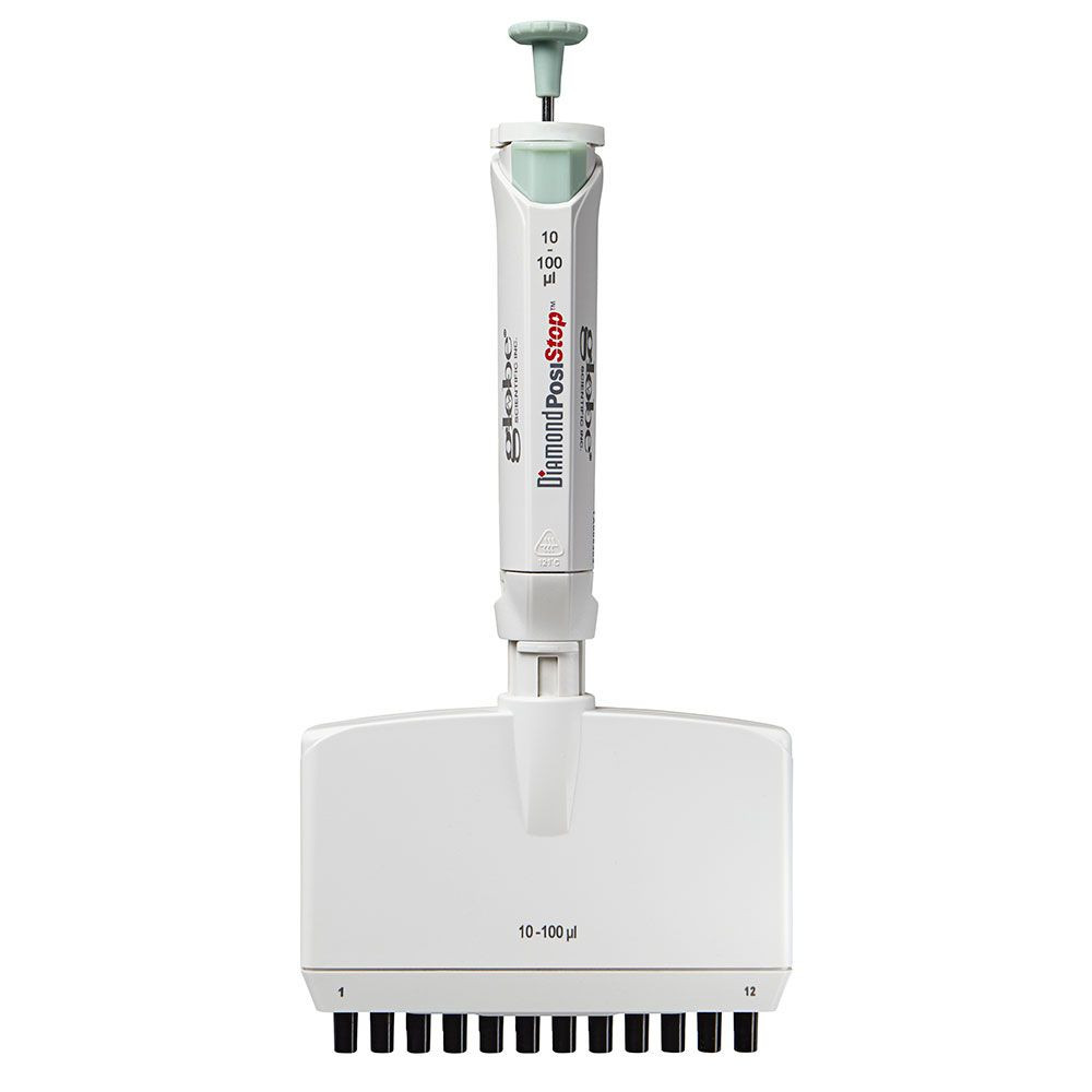 Diamond® PosiStop 12-Channel Multi Channel Pipette For LTS Pipette Tips ...