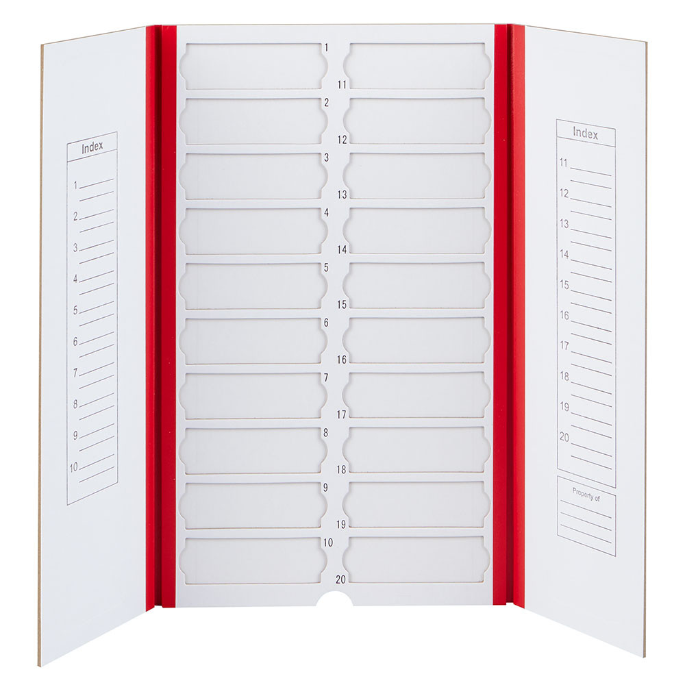 Cardboard Slide Mailer With Two Panels And Place For Notations, Holds ...