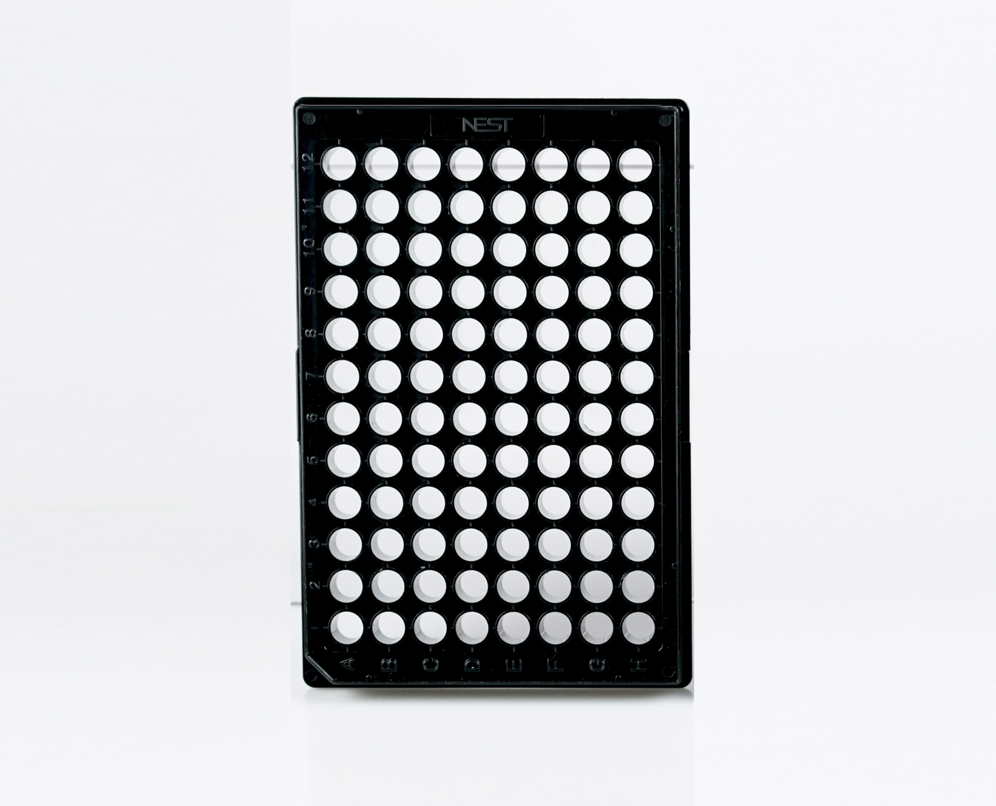 96 Well BLACK Polystyrene Tissue Culture Treated Plates With CLEAR ...