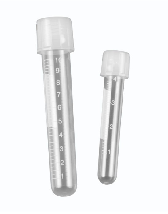 Plastic Round Bottom Tubes For Aerobic Or Anaerobic Culture Growth Are ...