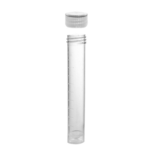 T10-TRSPT-NS - a 10mL non-sterile skirted laboratory tube with clear ...