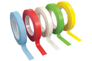 Colored temperature safe labeling tape for laboratory and other uses