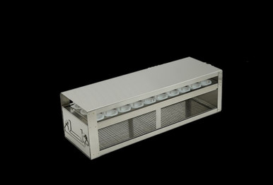 Stainless Steel Laboratory Freezer Rack With Drawer for 50mL Centrifuge ...