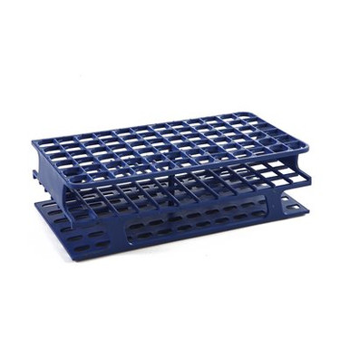 Blue Chemical Resistent Polypropylene Tube Rack for 72 5mL 7mL or 10mL ...