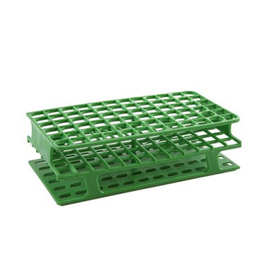 Green Chemical Resistent Polypropylene Tube Rack for 72 5mL 7mL or 10mL ...