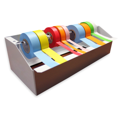 12 Inch Wide Lab Label Tape Dispenser for 500" Long Label Tapes