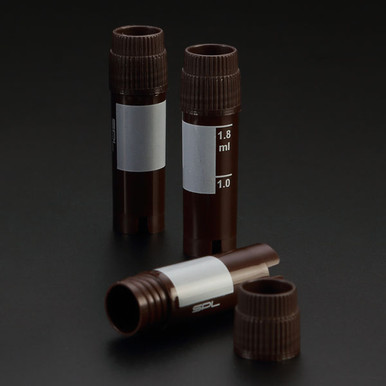 2mL Amber Polypropylene CryoForge Cryogenic Vials With External ...