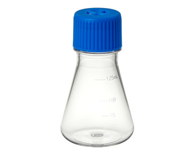 Tri Bio 125mL PETG Erlenmeyer Flask With Flat Bottom And .2 Micron ...