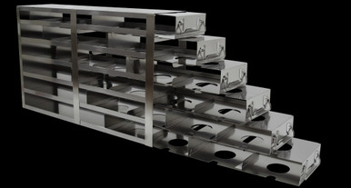 Stainless Steel Freezer Drawer Rack For Panasonic Freezers - Holds 24 ...