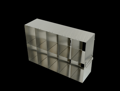 Stainless Steel Freezer Rack for 96 Well and 384 Well Plates In Two by ...