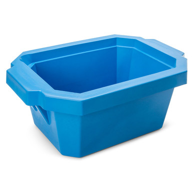 4L Polyurethane Ice Pan With Lid, Rectangular, Blue, 1/EA