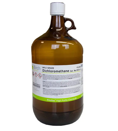 HPLC Grade Dichloromethane In Four Liter Glass Bottles SKU 1913-5 - For Analytical Chemistry and ...
