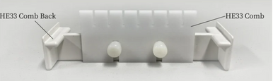 Comb For HE33 Horizontal DNA Gel Box, 12 Wells, 1.5mm Thickness