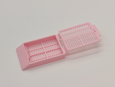 Plastic Biopsy Tissue Cassettes With Detachable Lid, 30° Angled Face ...