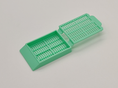 Plastic Biopsy Tissue Cassettes With Detachable Lid, 30° Angled Face ...