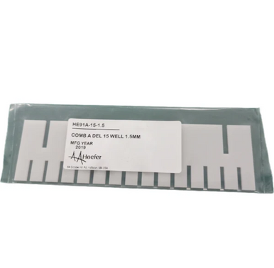 Comb For HE99X Horizontal DNA Gel Box, Comb Back With 2 Screws