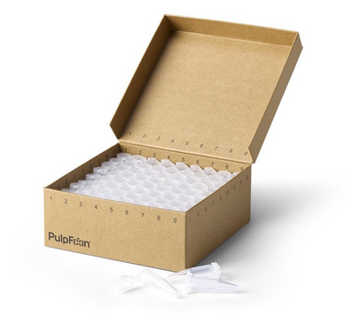 PulpFixin™ 81 Place Cardboard Freezer Box With Hinged Lid, Recyclable ...