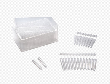 1.2 mL Cluster Tubes, 12-Strip Tubes In Racks, With Lid, RNase and ...