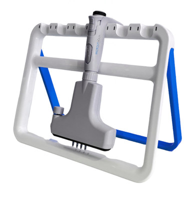 4-Channel Variable Spacing Electronic Pipette with 10-300uL Volume ...