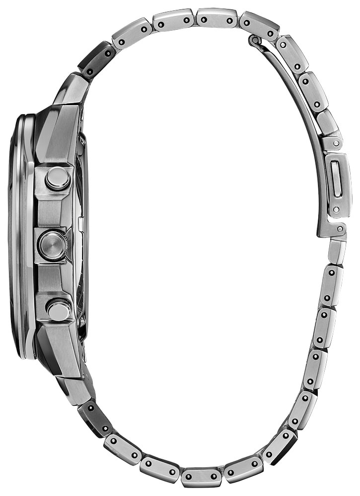 Citizen Eco Drive Men's Super Titanium Armor Chronograph Silver-Tone ...