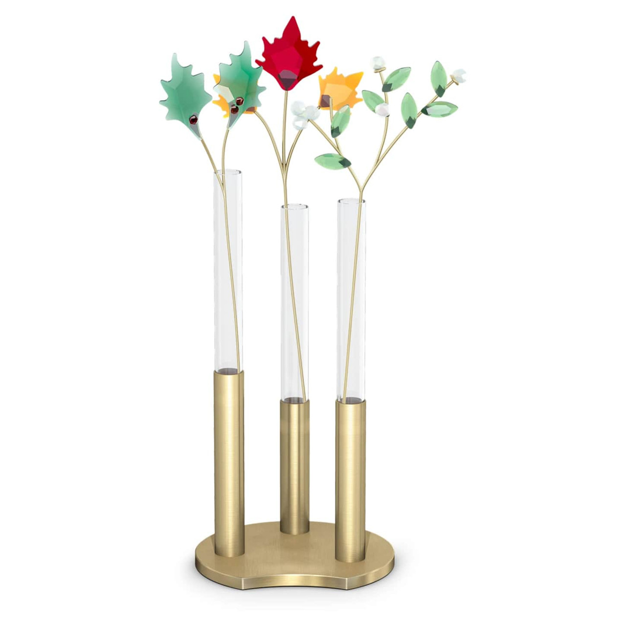 Swarovski Garden Tales Holly Leaves Decoration, Green, 5586701 - Four ...