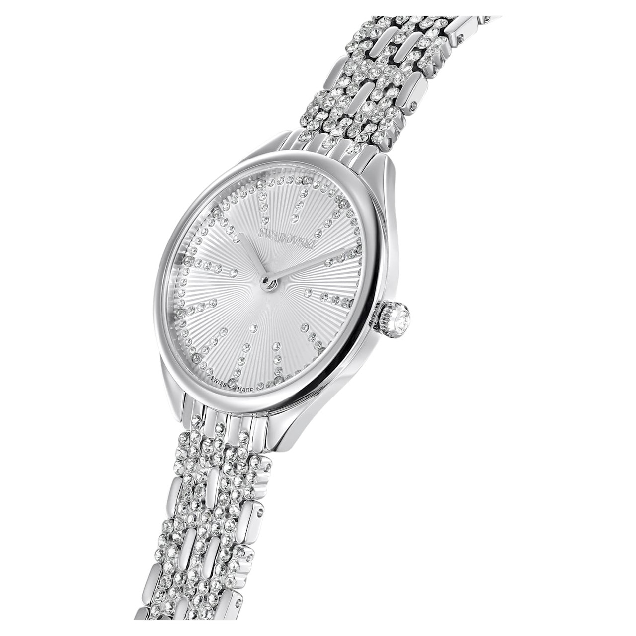 Swarovski Attract Watch Metal Bracelet, Silver, Stainless Steel 5610490 ...