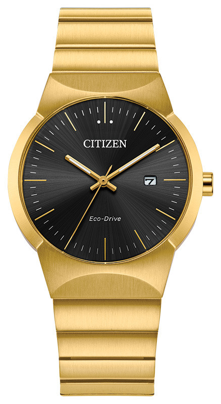 Citizen Eco Drive Women's Axio Gold-Tone Stainless Steel Bracelet Watch ...