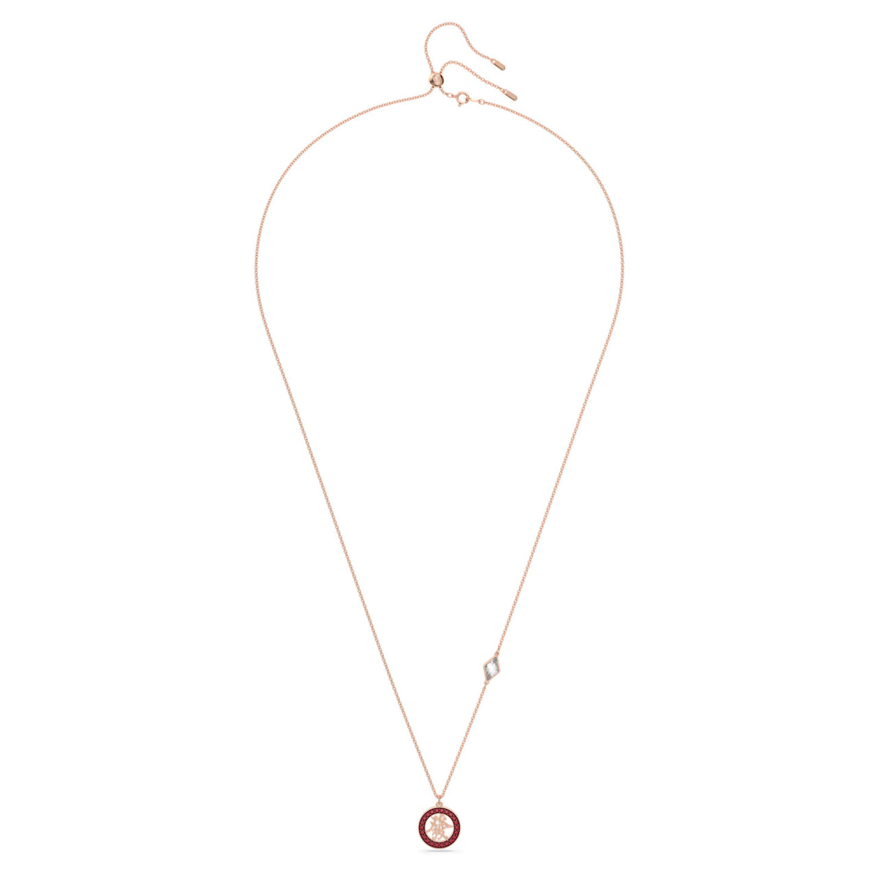 Swarovski Alea Fat Choi Pendant, Red, Rose Gold-Tone Plated 5649784 ...