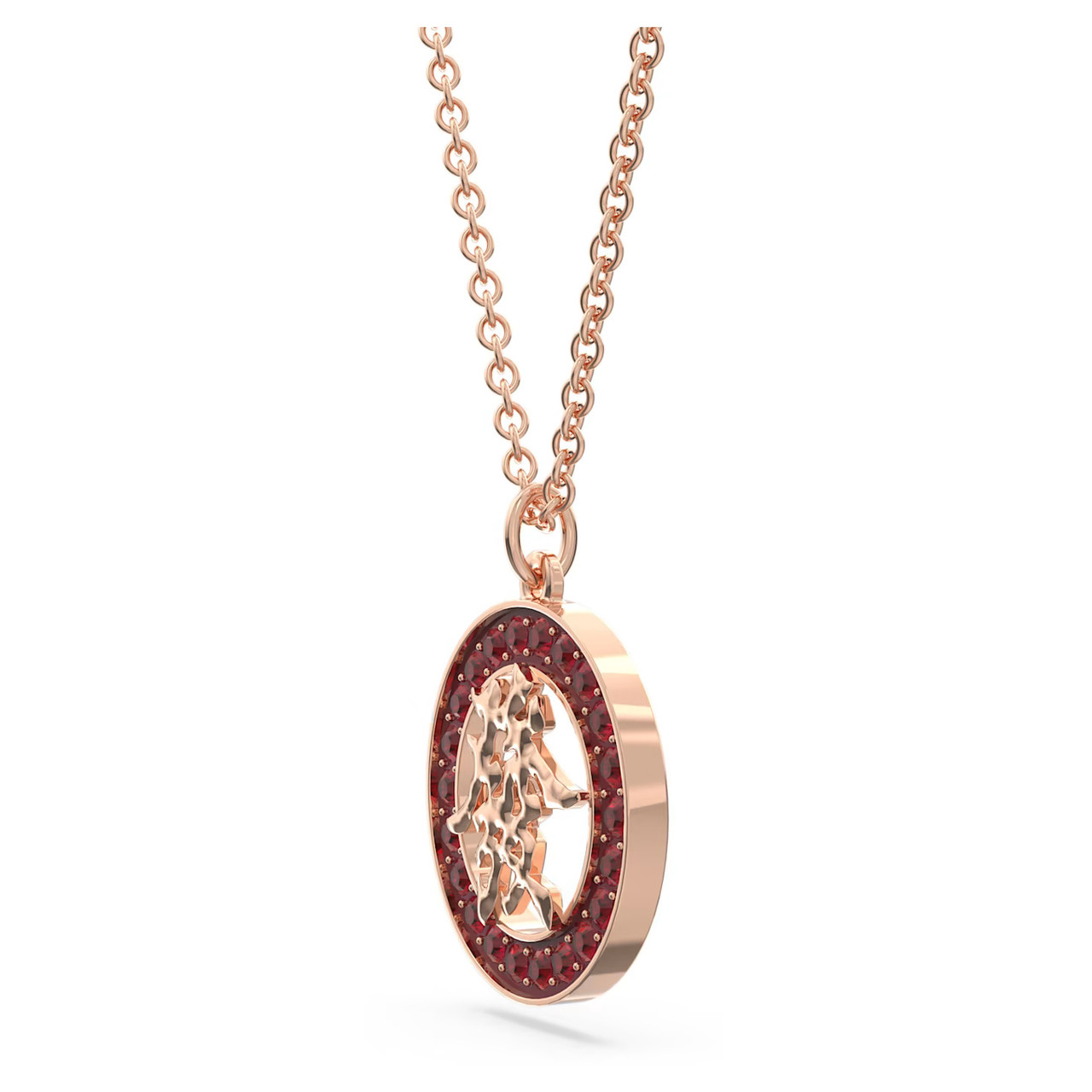 Swarovski Alea Fat Choi Pendant, Red, Rose Gold-Tone Plated 5649784 ...