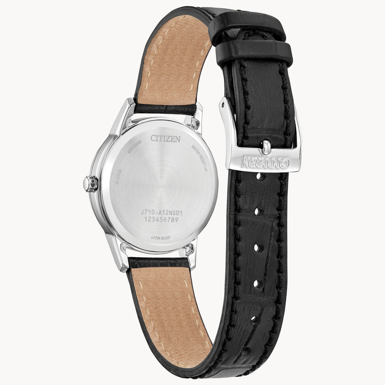 Eco Drive Women's Classic Blue Dial Leather Strap Watch FE1087-01L ...