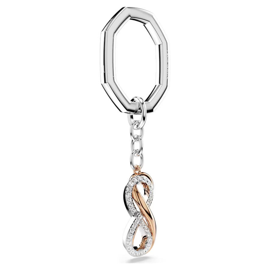 Key Ring, Infinity, White, Mixed Metal Finish 5687996 | Swarovski ...