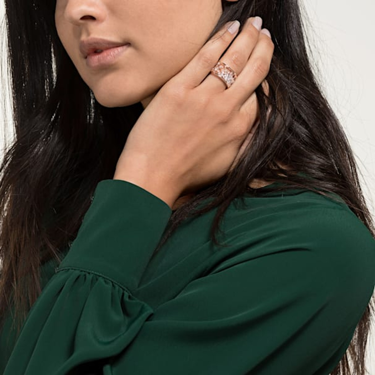 Swarovski North Motif Ring 2024 www.alhudapk