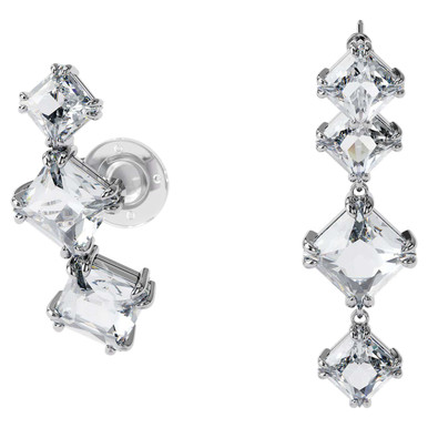 Swarovski Millenia Ear Cuff Single, Asymmetrical, Set (2), White ...