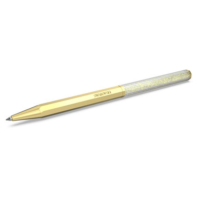 Crystalline Ballpoint Pen, Octagon Shape, Gold Tone, Gold-Tone Plated ...