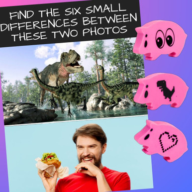 find all six differences between these photos